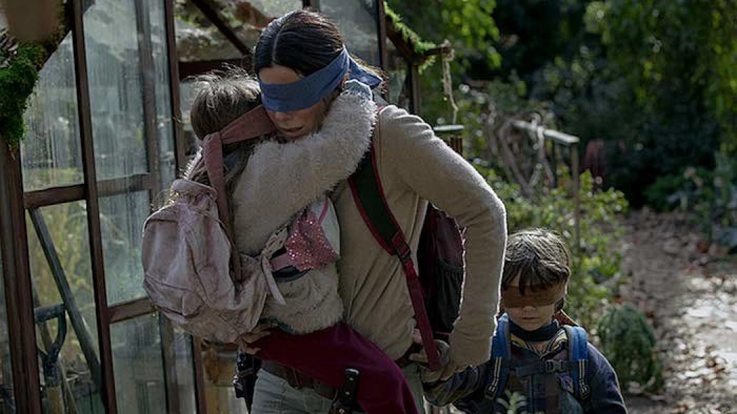 ‘Bird Box’ inspires new challenge involving blindfolds and a lot of trust