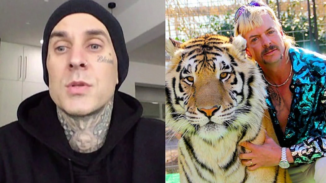 Travis Barker weighs in on Joe Exotic with an unexpected comparison