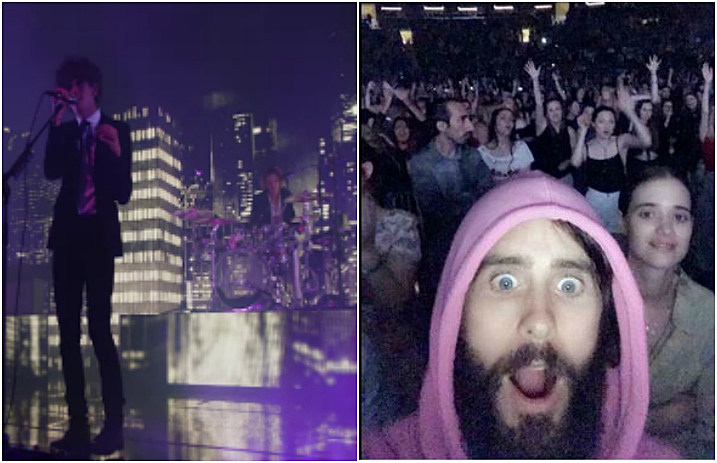 Jared Leto was seen at the 1975 show—watch