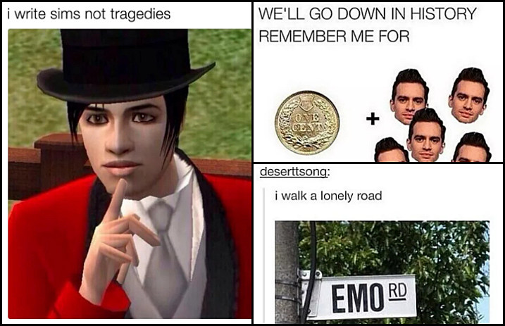 18 memes that finally explain emo lyrics