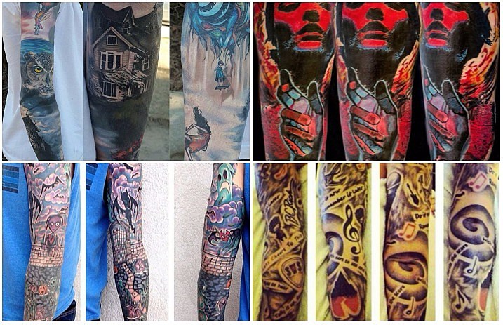 10 stunning tattoo sleeves dedicated to bands