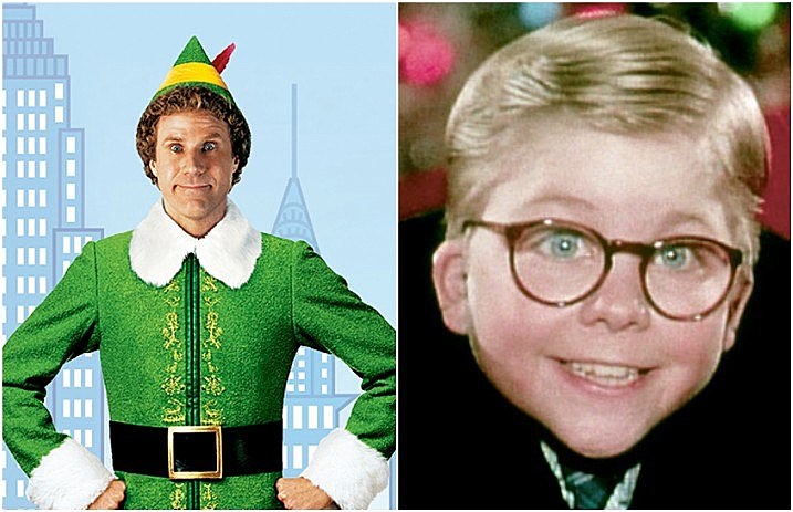 Yep: Ralphie from 'A Christmas Story' has a cameo in 'Elf'