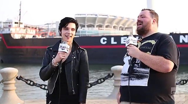 Andy Biersack APMAs pre-show exclusive interview