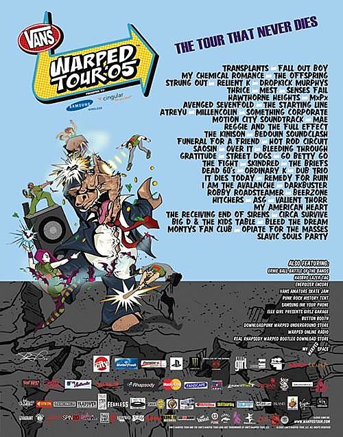 10 most memorable Warped Tour lineups
