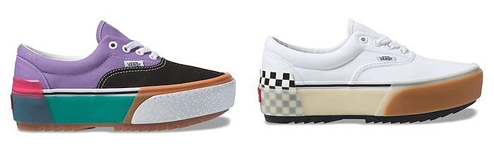 Vans upgrades shoes with “stacked” platform option