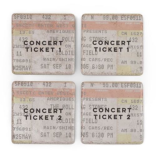 10 creative ways to show off your old concert tickets