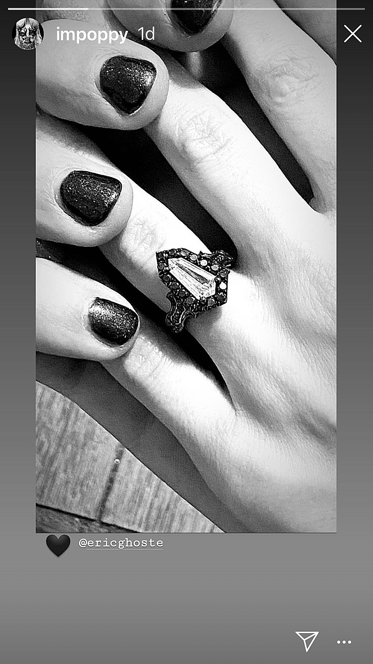 Poppy has announced that she’s engaged to Ghostemane
