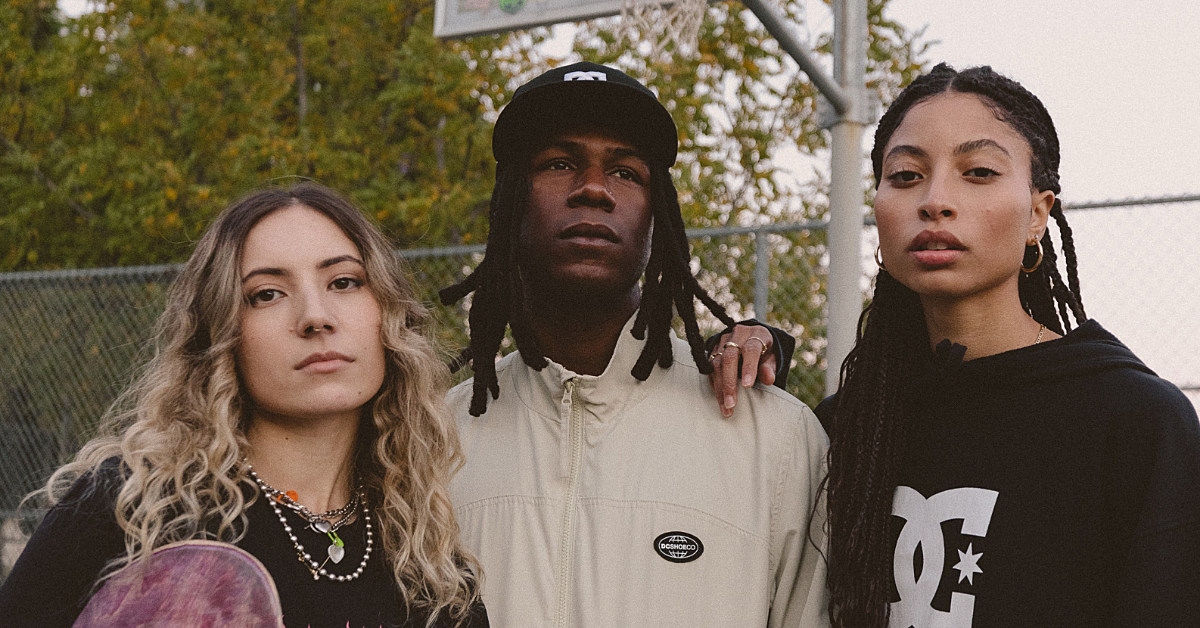 Angel T33th, Hooks and Nic Shaya show off DC Shoes streetstyle