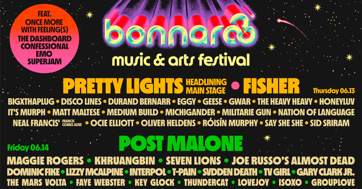 Bonnaroo 2024 Sunday Lineup