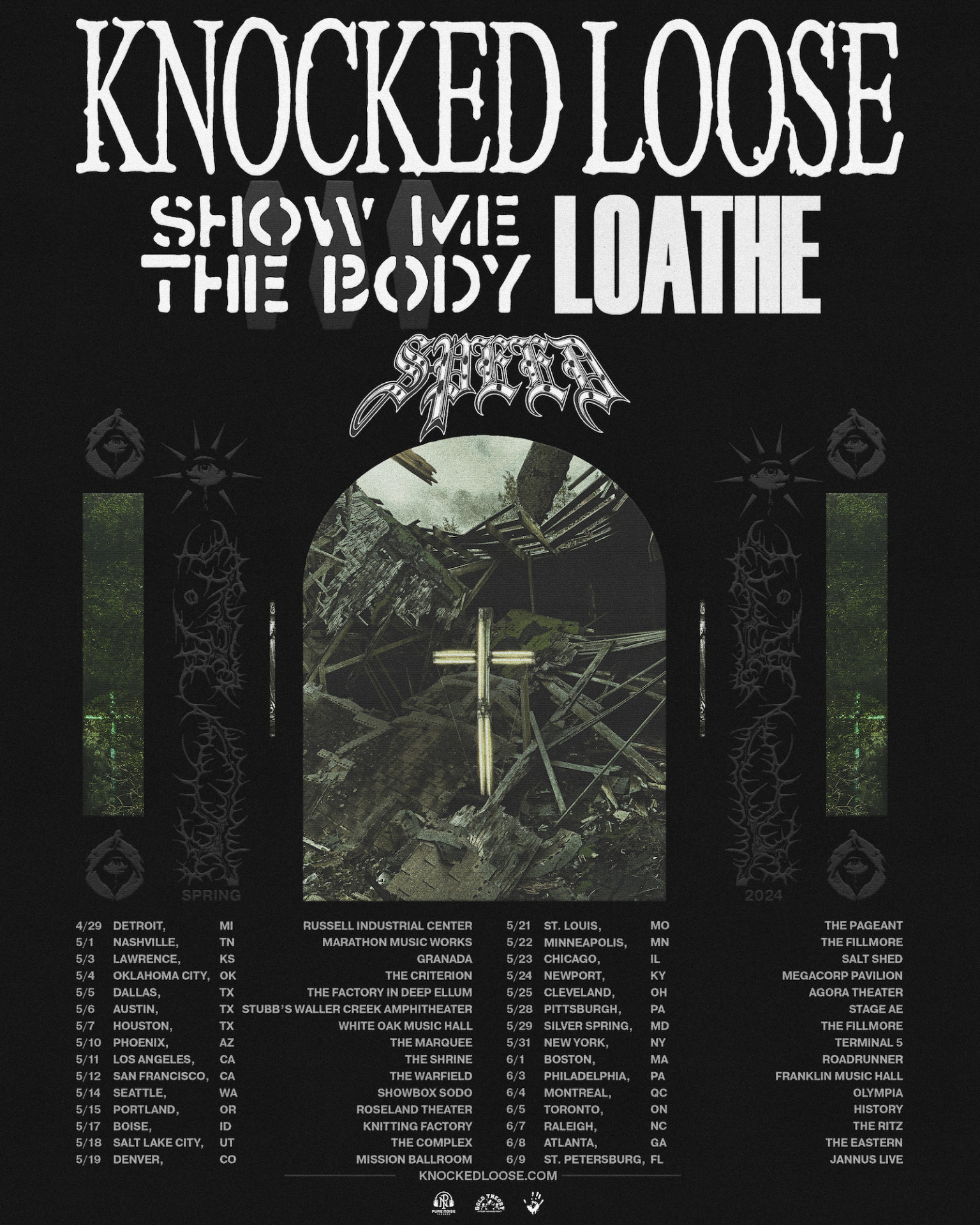 Knocked Loose announce 2024 North American tour