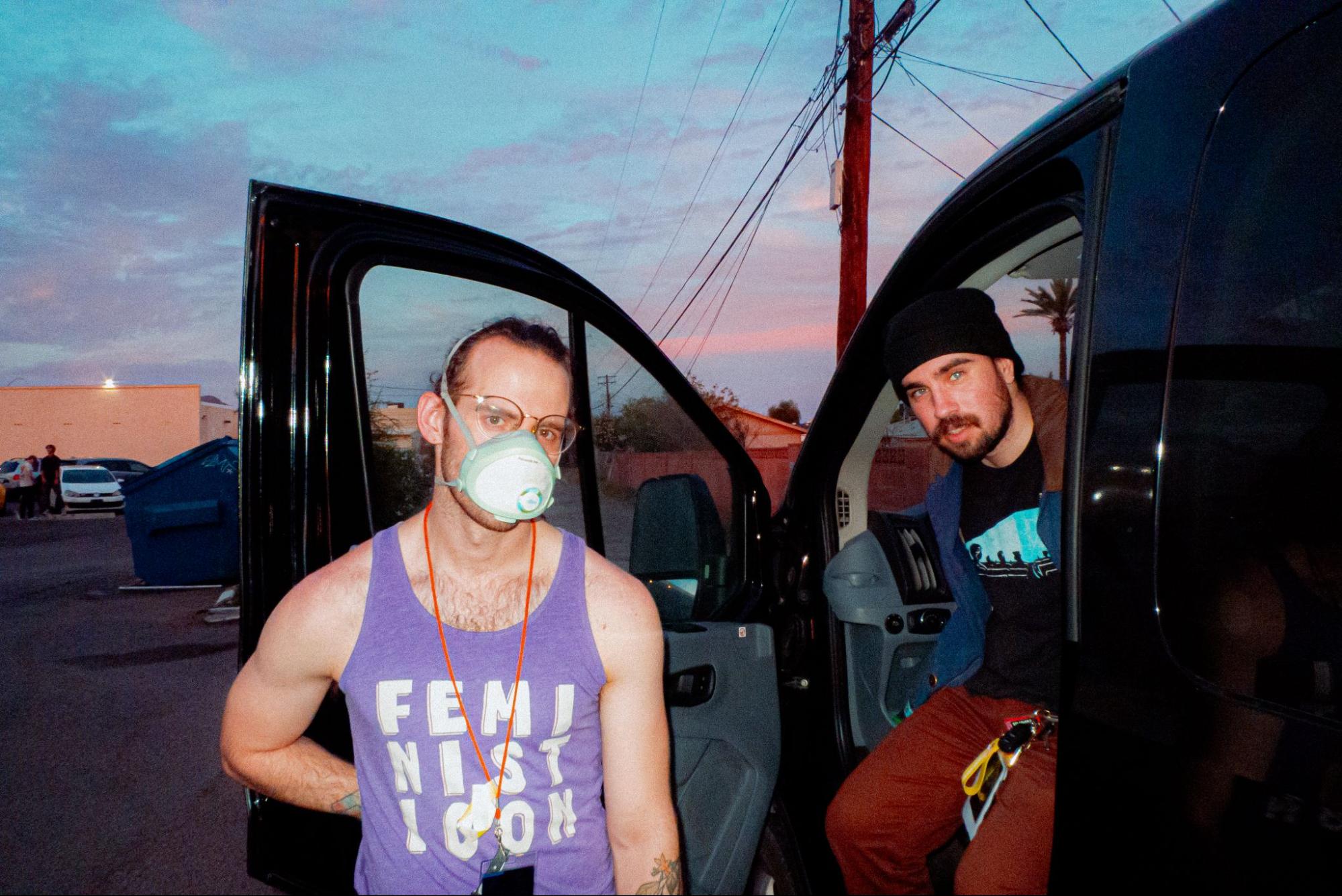 Arcadia Grey take us inside their tour with glass beach and Fleece Kawasaki
