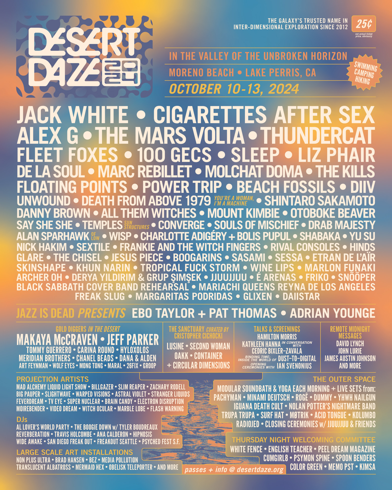 Desert Daze announces 2024 lineup